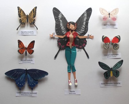 deviantart - Paprika ina paper art - Arfy'z tranche du Net