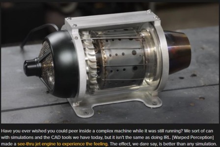 hackaday - This Jet Engine Will See You Through - Arfy'z tranche du Net