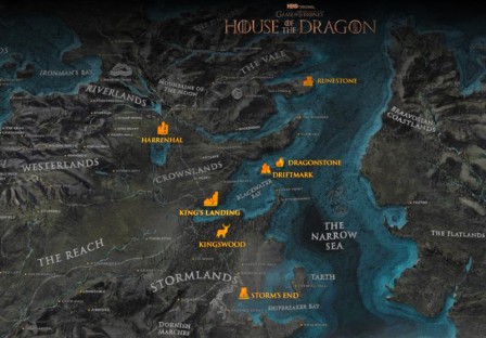 hbo - la carte de Westeros en ligne - House of the Dragon - Arfy'z tranche du Net