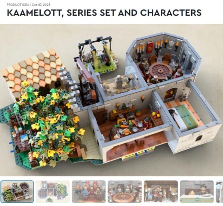 LEGO Ideas - Kaamelott, Series Set and Characters - Arfy'z tranche du Net