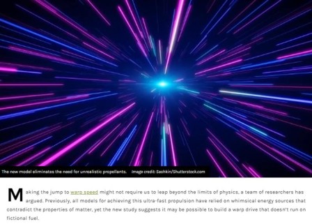 iflscience - Warp Drives May Be Possible Using Real Physics, First-Of ...