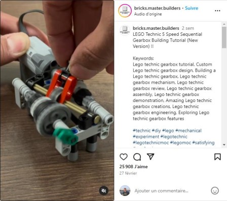 bricks.master.builders - LEGO Technic 5 Speed Sequential Gearbox ...