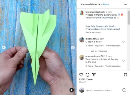 tumanualidades.de - Process of making paper planes - Arfy'z tranche du Net