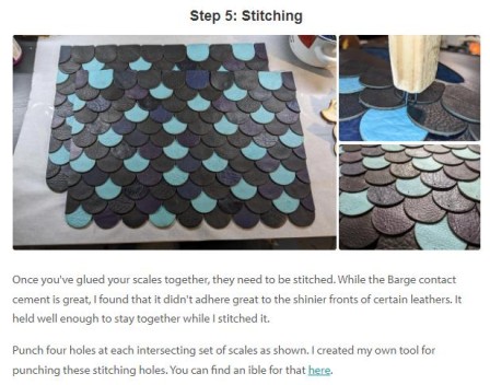 instructables - Scrap Leather Scales - Arfy'z tranche du Net