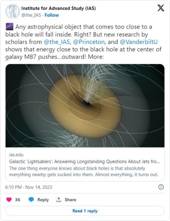 interestingengineering - New study confirms black holes can lose energy ...