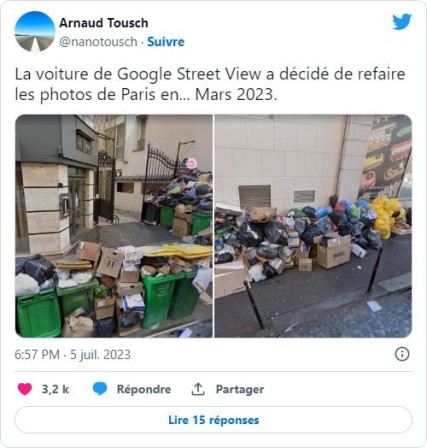 numerama - Poubelles partout : les nouvelles photos Google Maps à Paris ...