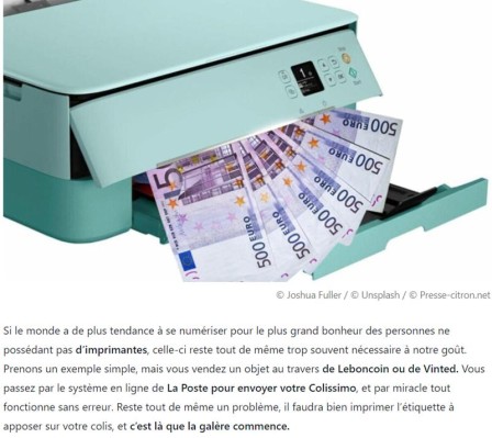 presse-citron - Pourquoi les imprimantes sont-elles la plus grande ...