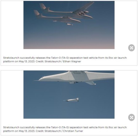 interestingengineering - Stratolaunch's Roc successfully dropped the ...