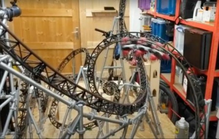 technabob - Roller Coaster Enthusiast 3D Prints His Own Mini Coaster ...