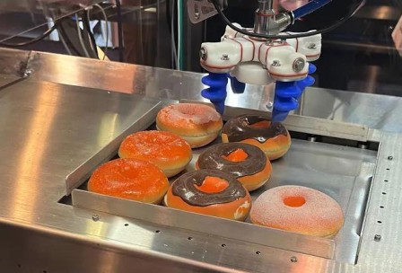 technabob - Robot Can Pick Up and Sort Donuts by Topping Without Damage ...