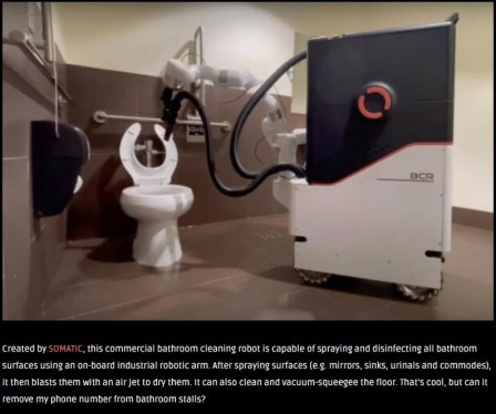 tecnabob - Watch a Robot Clean an Entire Bathroom Itself - SOMATIC ...