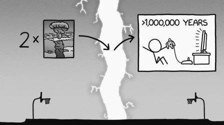 xkcd's What If? - What if all the lightning on Earth struck the same place at once? - Arfy'z ...