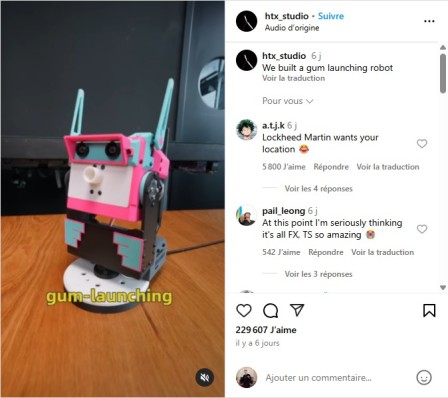htx_studio - We built a gum launching robot - Arfy'z tranche du Net