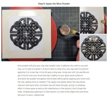 instructables - Celtic Dara Knot in Polymer Clay - Arfy'z tranche du Net