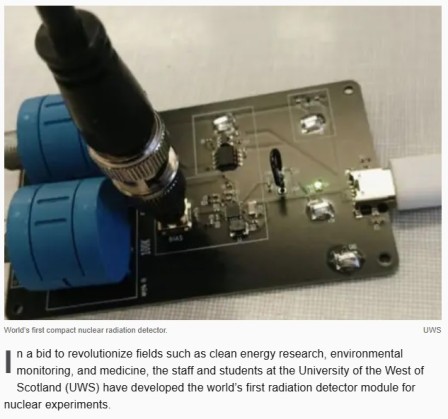 interestingengineering - Student-built world’s first portable nuclear ...