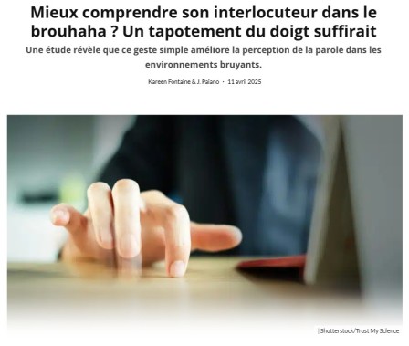 trustmyscience - Mieux comprendre son interlocuteur dans le brouhaha ...